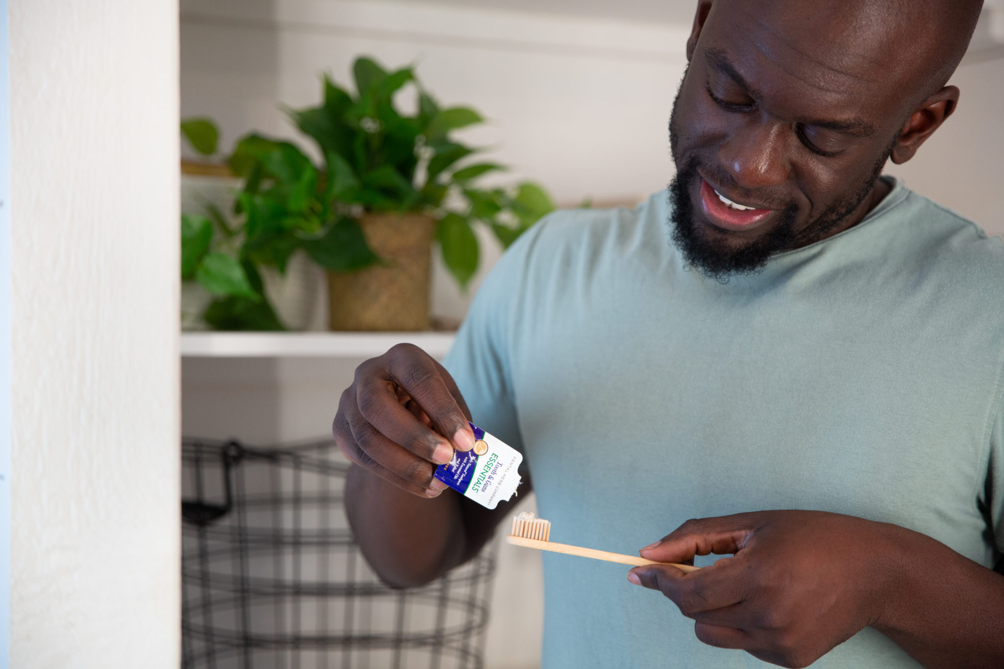 Essentials Toothpaste Minis – (12 pack) Fluoride-Free, Antimicrobial ...