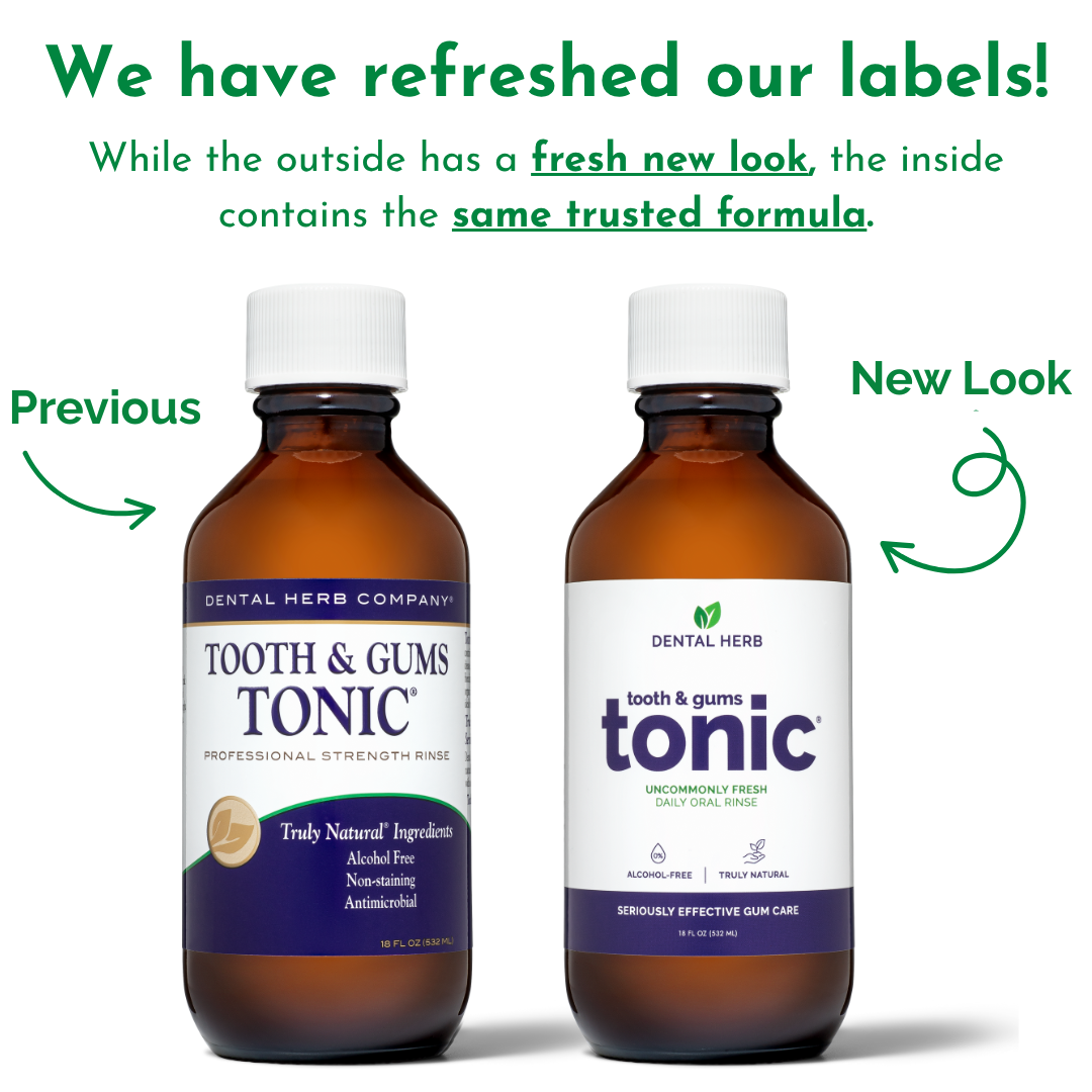 Tooth & Gums Tonic Daily Oral Rinse – Fresh New Look – Same Trusted ...