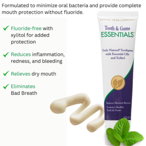 Essentials Toothpaste – Fluoride-Free, Antimicrobial and SLS-free ...
