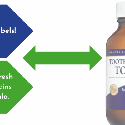 6 Pack – Tooth & Gums Tonic – Dental Herb Company