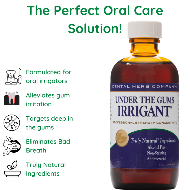 Under the Gums Irrigant – Solution for oral irrigators – Dental Herb ...