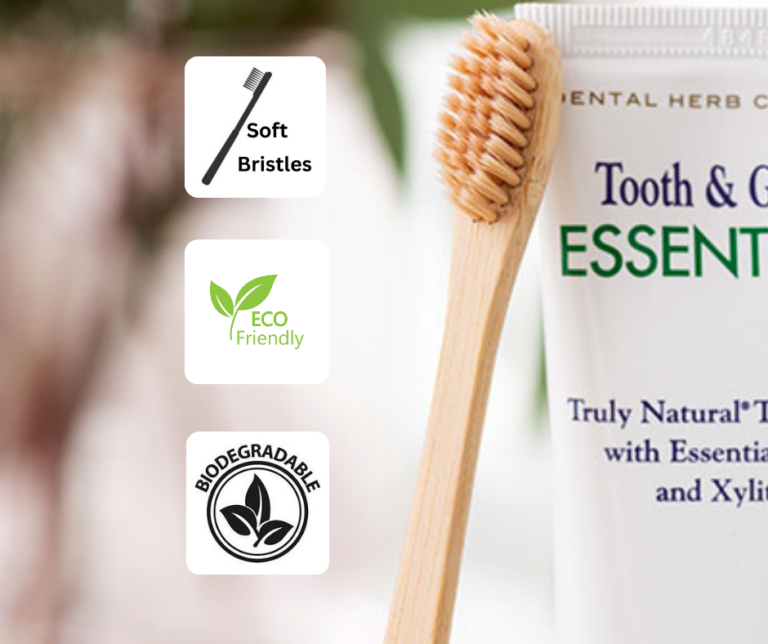 Bamboo Toothbrush – Eco-friendly with soft bristles – Dental Herb Company