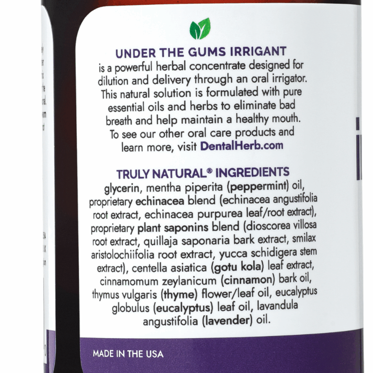 6 Pack – Under the Gums Irrigant – Solution for oral irrigators ...