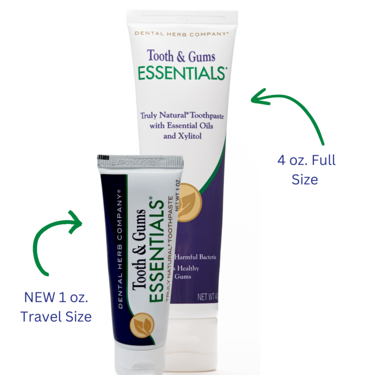 Essentials Toothpaste – Travel Size – Dental Herb Company