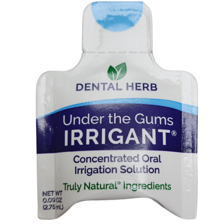 Under the Gums Irrigant – Single Use. Concentrated Solution for Oral ...